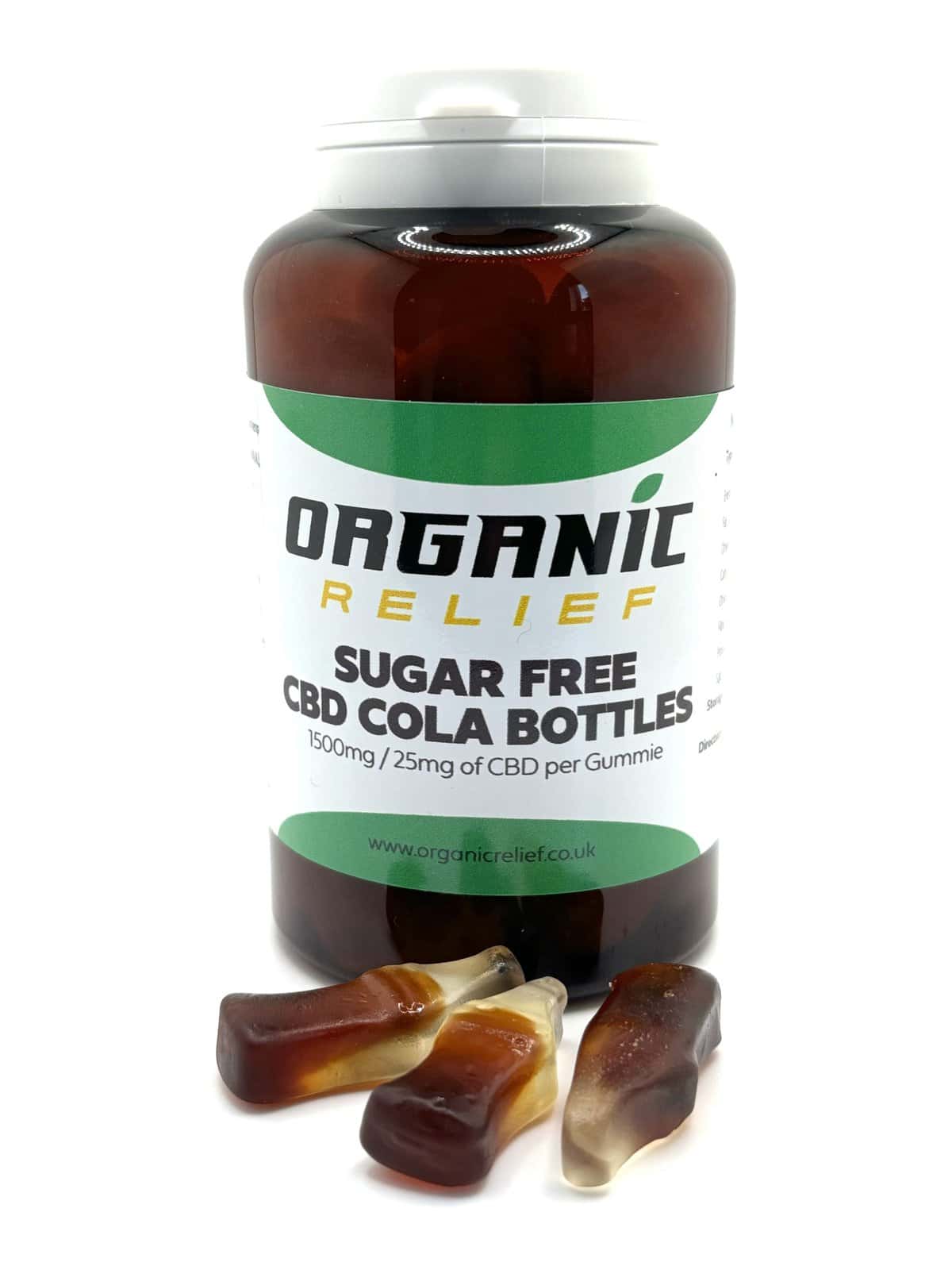 CBD Cola Bottles (Sugar free) • Organic Relief
